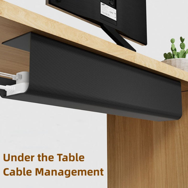 Under The Table Cable Management Rack Under Desk Cable Organizer Cable ...