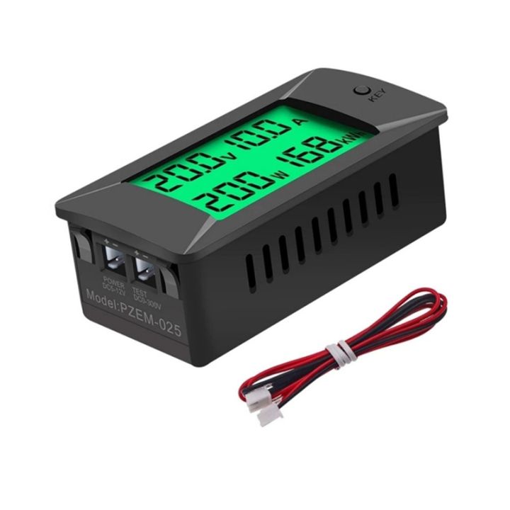 GearForge-DigitalVoltage Current Meter Power Detector Voltage Detector ...