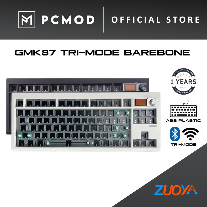 ZUOYA GMK87 Barebone Knob | Hotswappable Mechanical Keyboard | PCMOD x ...
