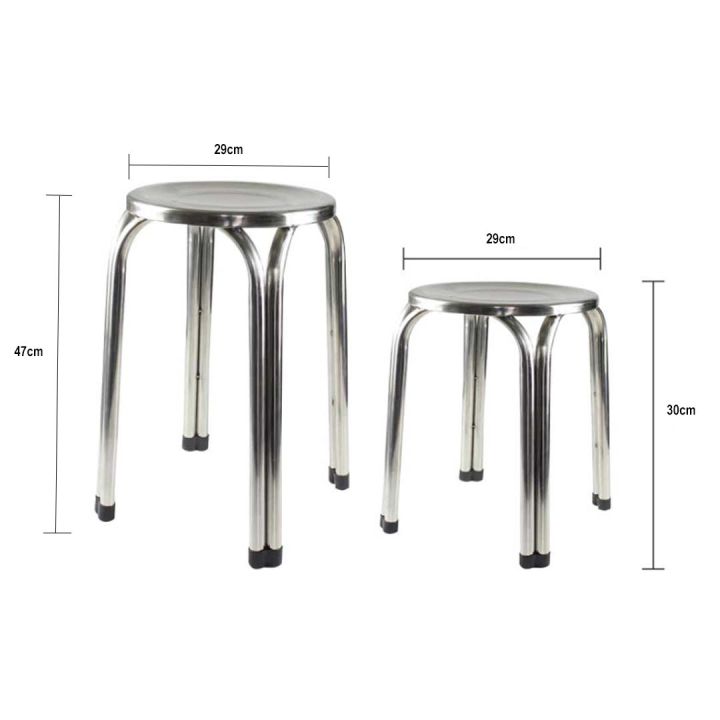 Stainless Steel Round Chair/ Stool | Lazada