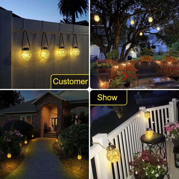 Outdoor Retro Solar Lantern Metal Solar Lantern Light With Warm White ...
