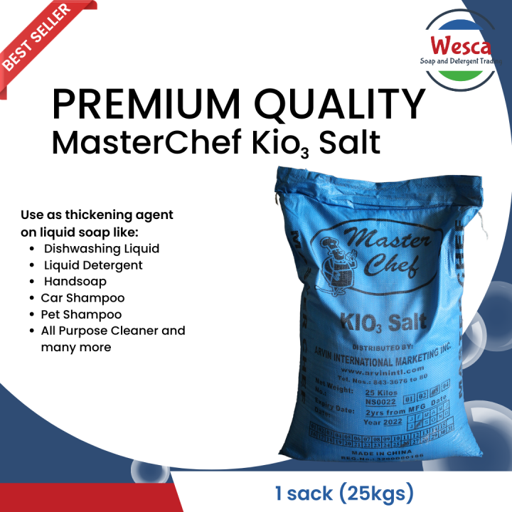 INDUSTRIAL SALT PREMIUM QUALITY BY MASTER CHEF 25 Kilos | Lazada PH