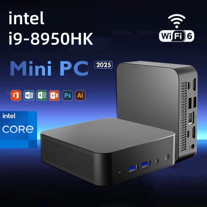 【3 Year Warranty】Mini PC Intel i9-8950HK | 16GB DDR4 | 512GB/1TB SSD ...