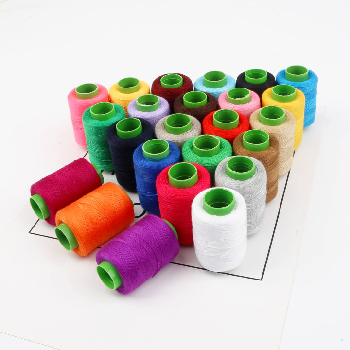 300M/Roll 0.5mm High Tenacity Cotton Machine Embroidery Sewing Threads ...