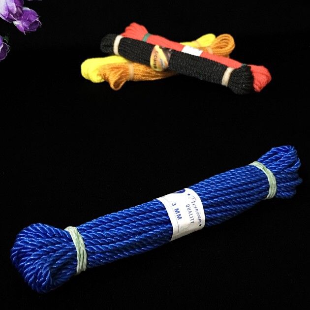 Tali Tambang Tampar Plastik 10 meter Warna Warni 3mm utk Mengikat Jemuran Pakaian dll | Lazada ...