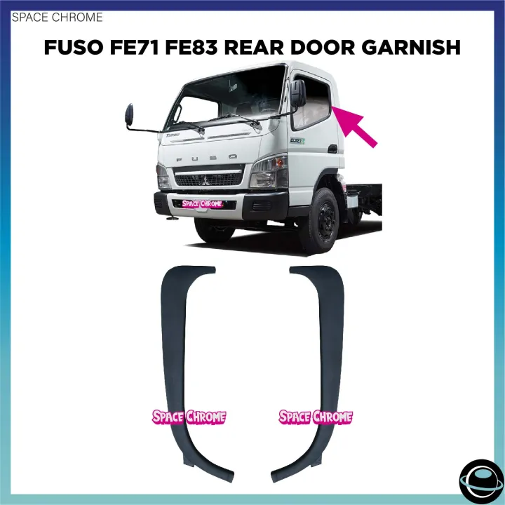 FUSO FE71 FE83 REAR DOOR GARNISH COVER PINTU CERMIN TRUCK ACCESSORIES ...