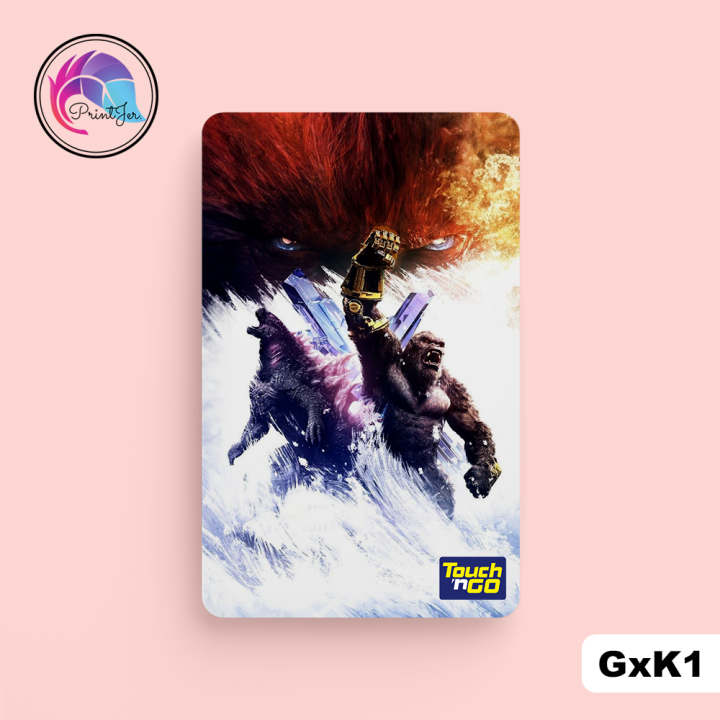 Godzilla x Kong - Touch n Go Card Sticker Cover (Waterproof, High ...