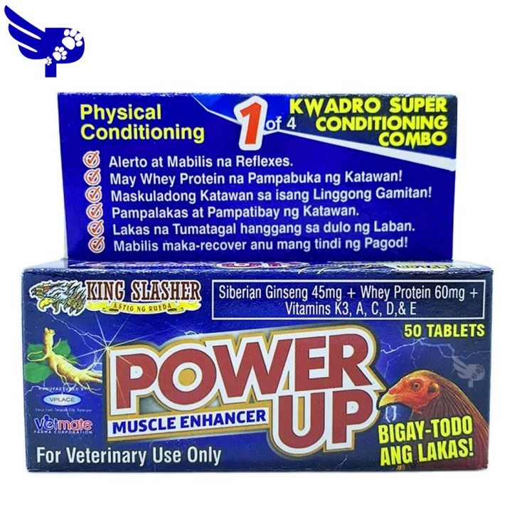 POWER UP (sold per 10 tablets) - MUSCLE ENHANCER - KING SLASHER - for ...