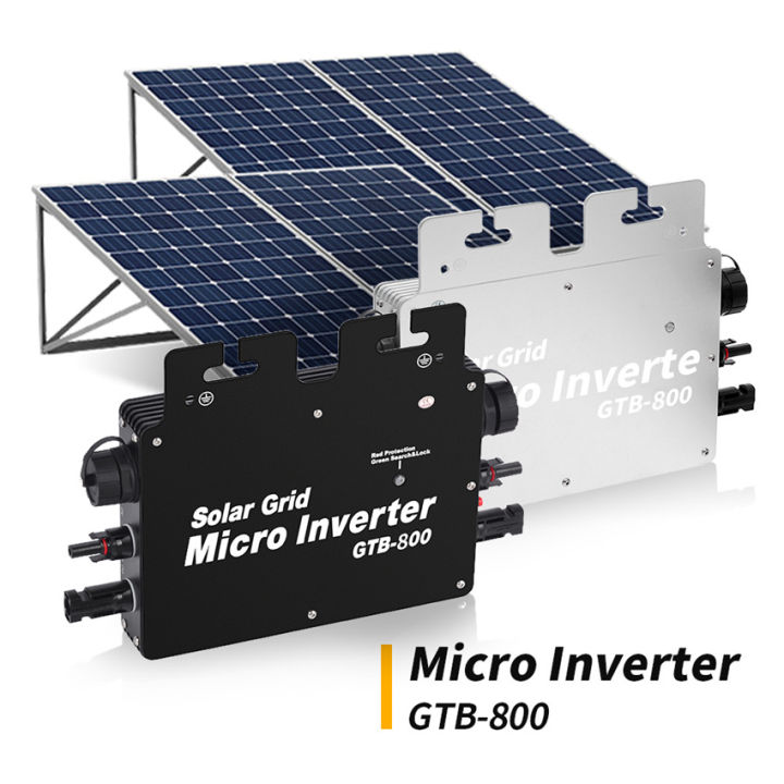 800W PV Solar Micro Inverter DC to AC Output 110V 220V Micro Solar Grid ...