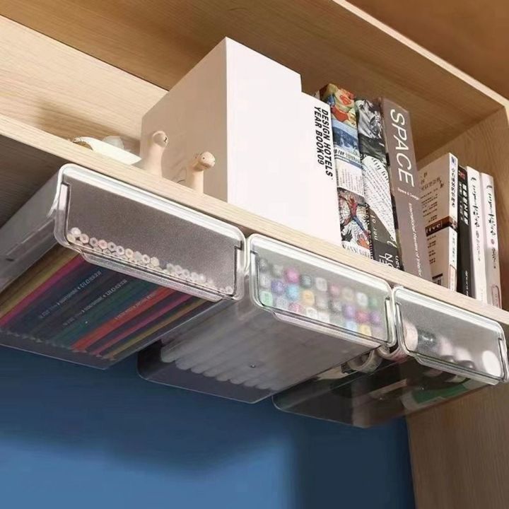 RTHRT ล่องหนแบบล่องหน กล่องเก็บของลิ้นชัก พลาสติกทำจากพลาสติก ที่ซ่อน ...