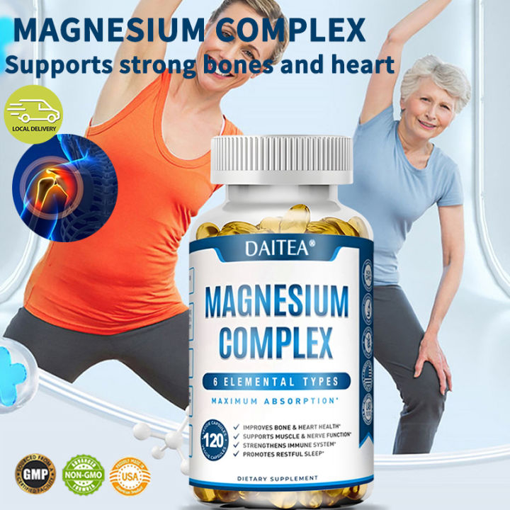 อาหารเสริม Daitea Premium Magnesium Complex - ส่งเสริมกระดูก กล้ามเนื้อ ...