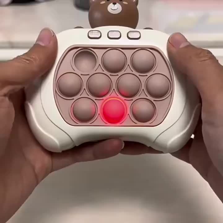 Electronic Pop Push Bubble Budget Toys Quick Push Boys and Girls LED ...