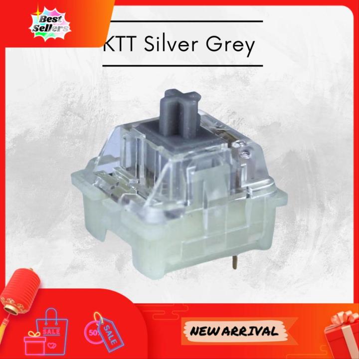 ⭐LOW PRICE⭐ (Ready Stock) KTT Silver Grey Tactile Switch 3 pin Ready ...