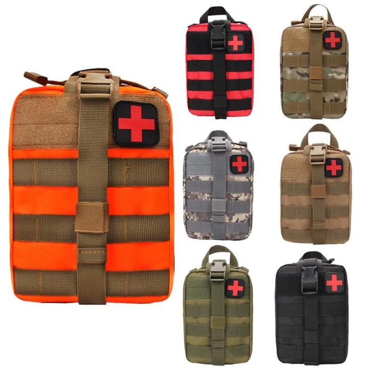 Outdoor First Aid Kit Patch Bag Utility Tactical Pouch Medical Molle ...