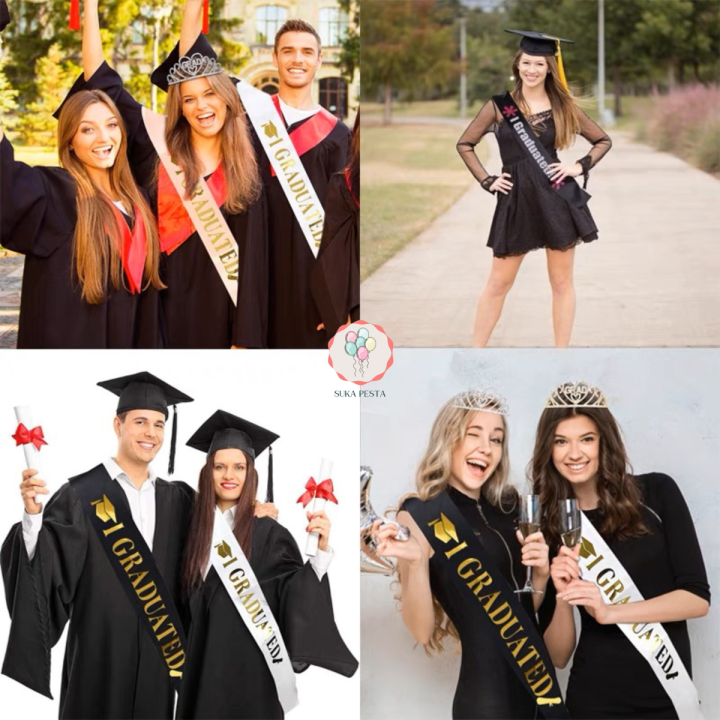 Selempang Graduation / Selempang Wisuda / Sash Graduation | Lazada ...