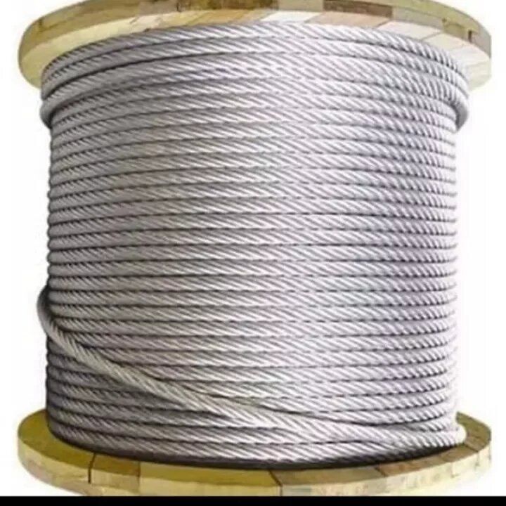 KAWAT SELING 6 MM/ KAWAT SLING GALVANIS ASLI WIRE ROPE /KAWAT SELING BAJA GALVANIS ASLI/ KAWAT ...