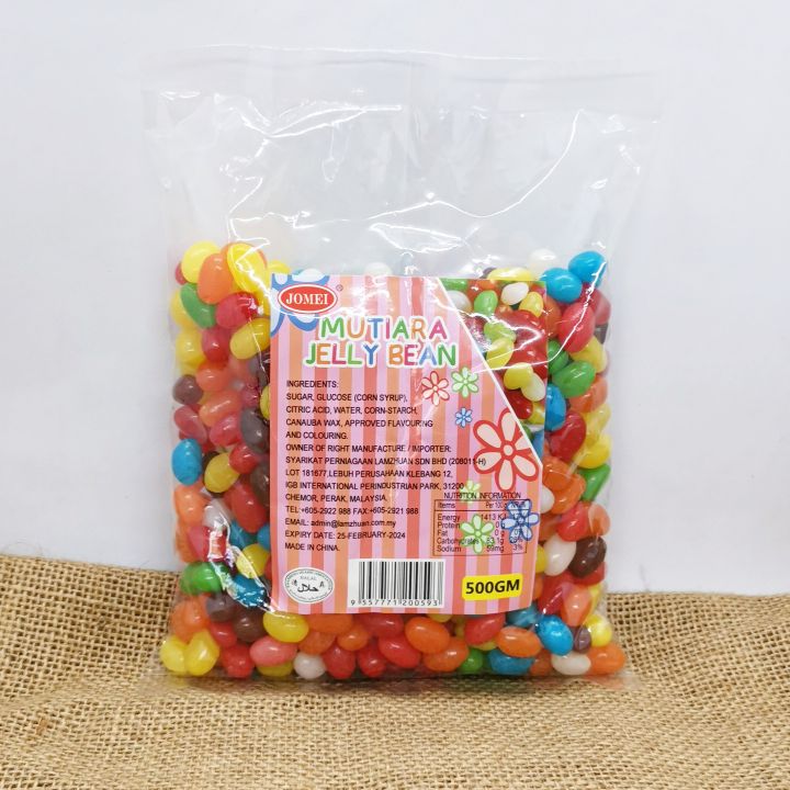 Jelly Bean Candy (500gm) Gula Mutiara Jeli Bean - HALAL | Lazada