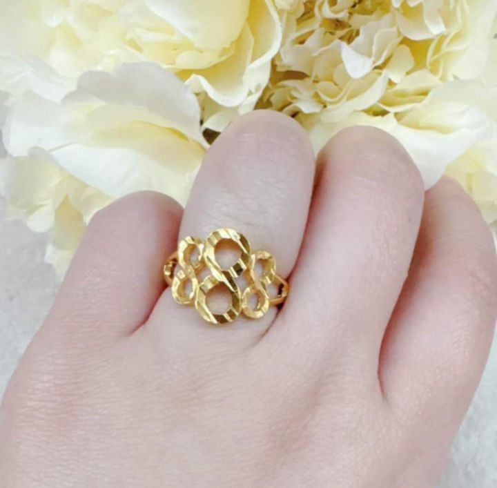 18K GOLD WOMENS RING PREMIUM QUALITY LIFETIME USE | Lazada PH