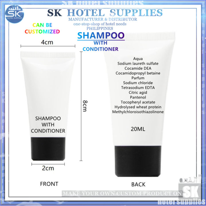 Hotel Amenities Shampoo with conditioner (20ml) (100pcs) | Lazada PH