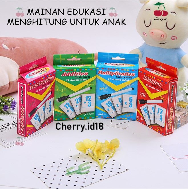 CUCI GUDANG COD Mainan Kartu Menghitung Untuk Anak / Mainan Kartu ...
