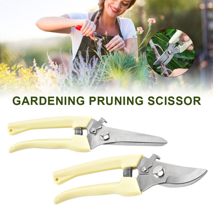 ERANPO Stainless Steel Garden Scissors Tree Flower cutter / plant ...