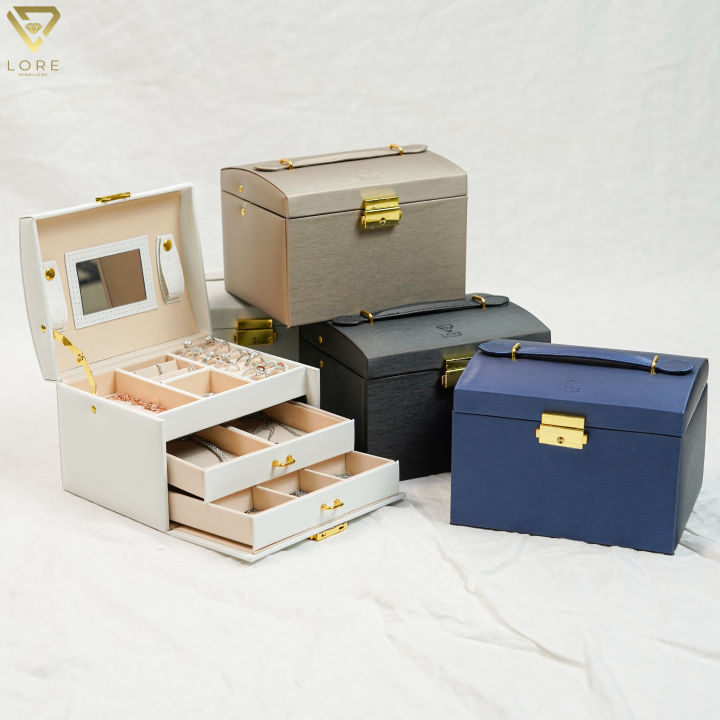 Lore Jewellery - Box Lore Logo Embossed with Safety Lock | Lazada Indonesia