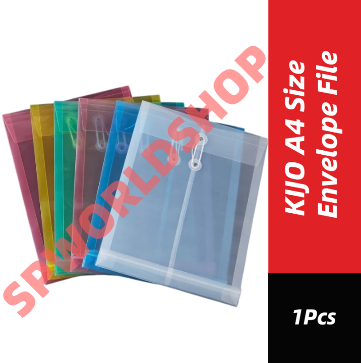 KIJO A4 Size Envelope File / Rope Document File / Fail Tali ...