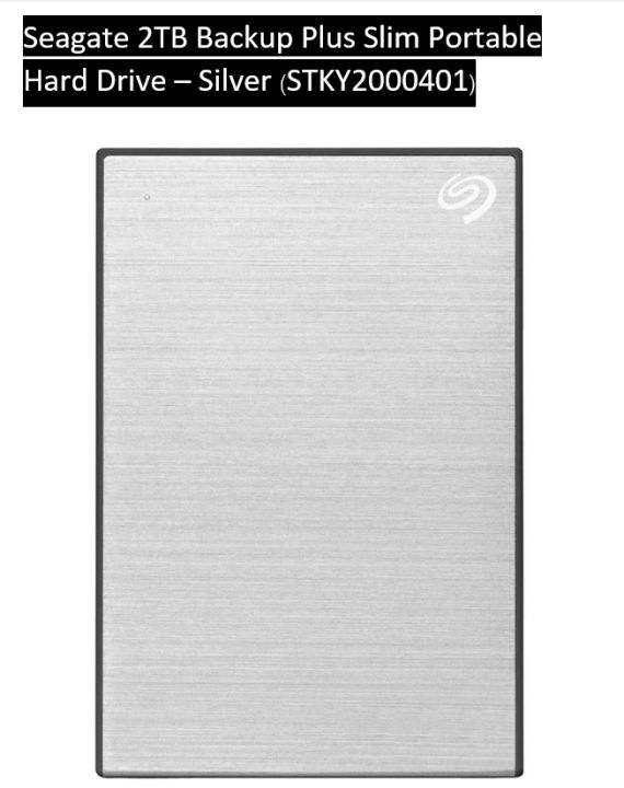 Seagate HDD Ext One Touch with Password 2TB Silver (STKY2000401)(รับ ...