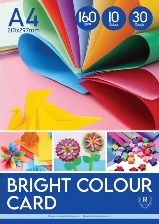 Rainbow art Bright Colour Paper / Bright Colour Card | Lazada