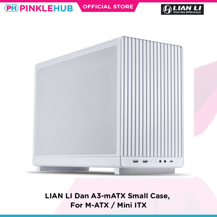 LIAN LI Dan A3-mATX Small Case, For M-ATX / Mini ITX , BLACK/WHITE ...