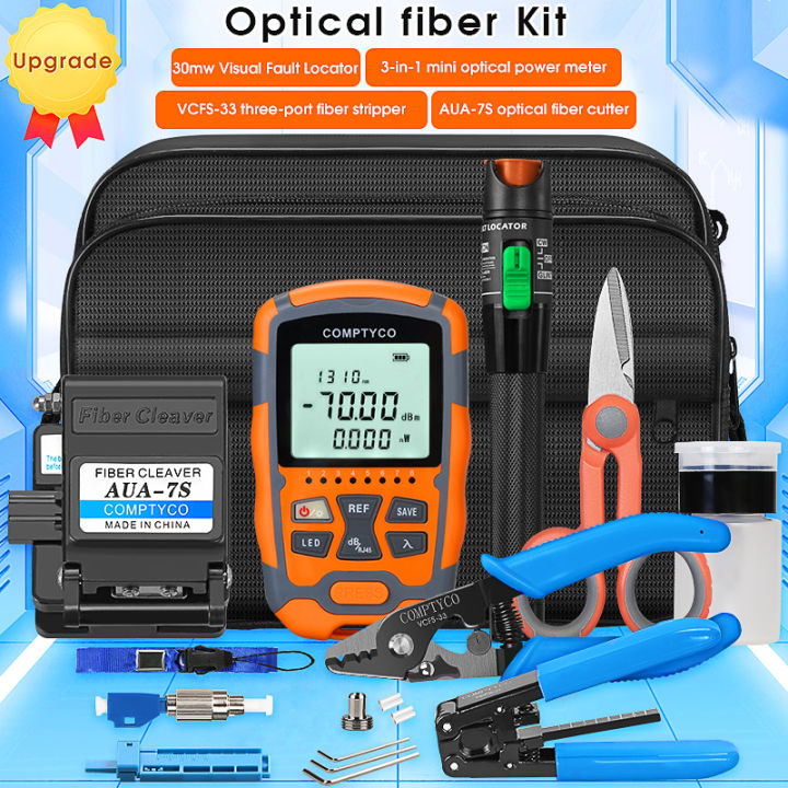 21 pcs/set FTTH fiber optic toolbox with AUA-7S fiber optic cutter -70 ...
