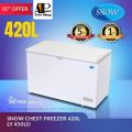 SNOW LY450LD Chest Freezer Top Opening 420 Liter Deep Freezer ...
