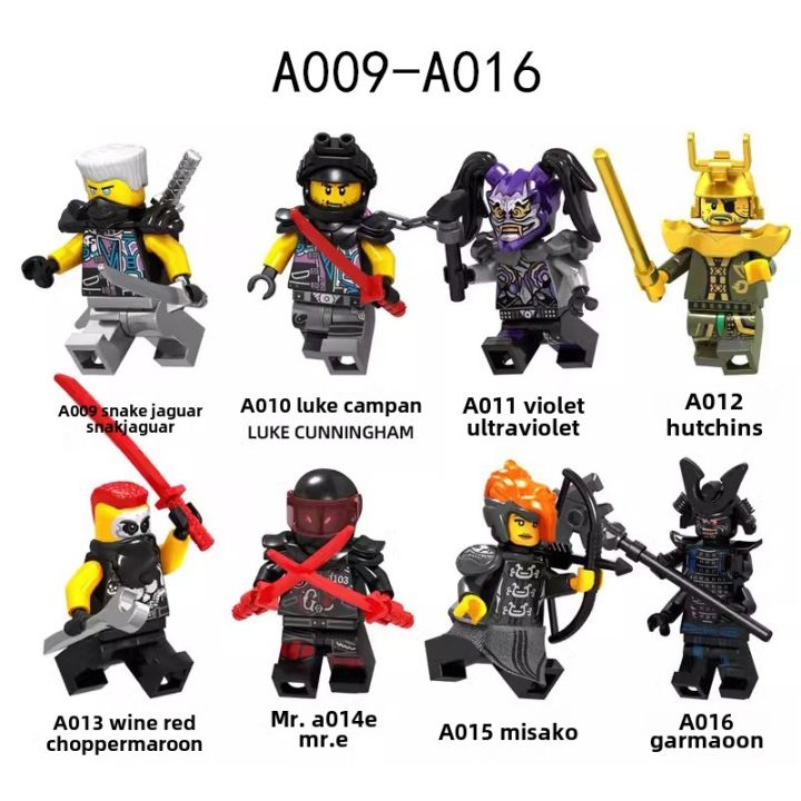 Limited offer！Ninja Warrior Building Blocks Kit - Poseable Action ...