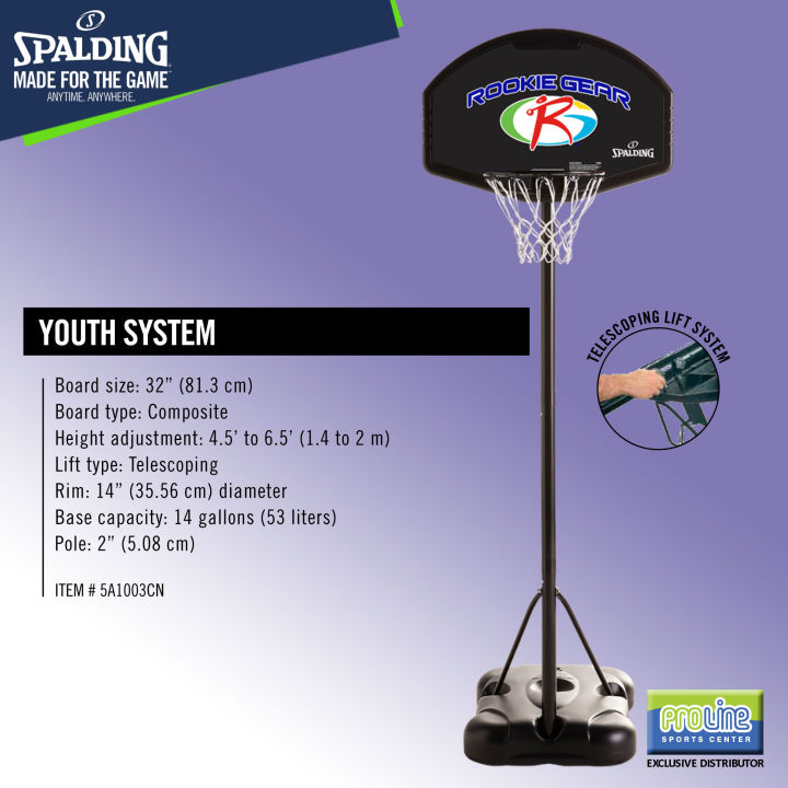 SPALDING Youth Original Portable Backboard System | Lazada PH