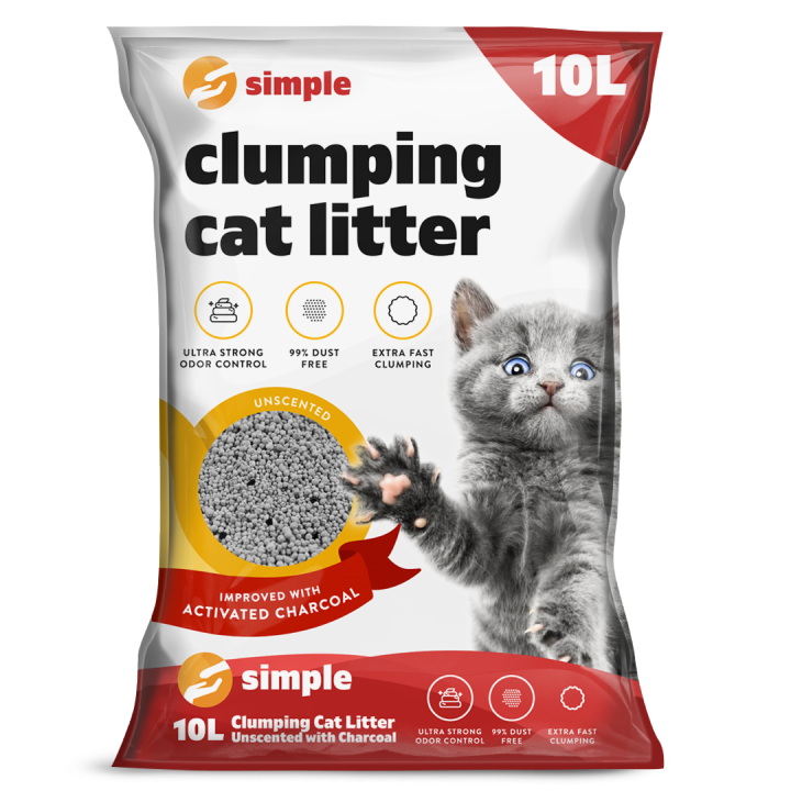 Simple Pets Multicat Unscented Clumping Cat Litter 10L (8kg) | Lazada PH