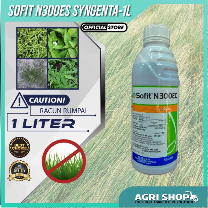 Agrishop 1 Liter Syngenta Sofit N300EC Herbicide Pretilachlor 28.7% ...