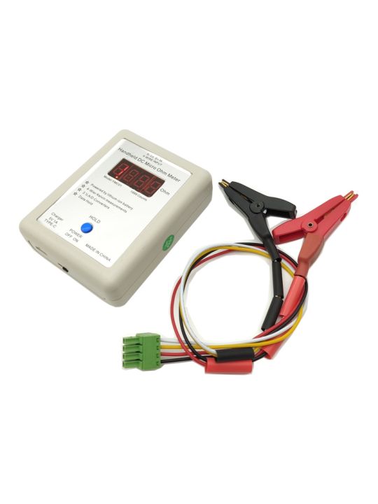 Handheld DC milliohm meter YMC01 DC low resistance tester Rechargeable ...