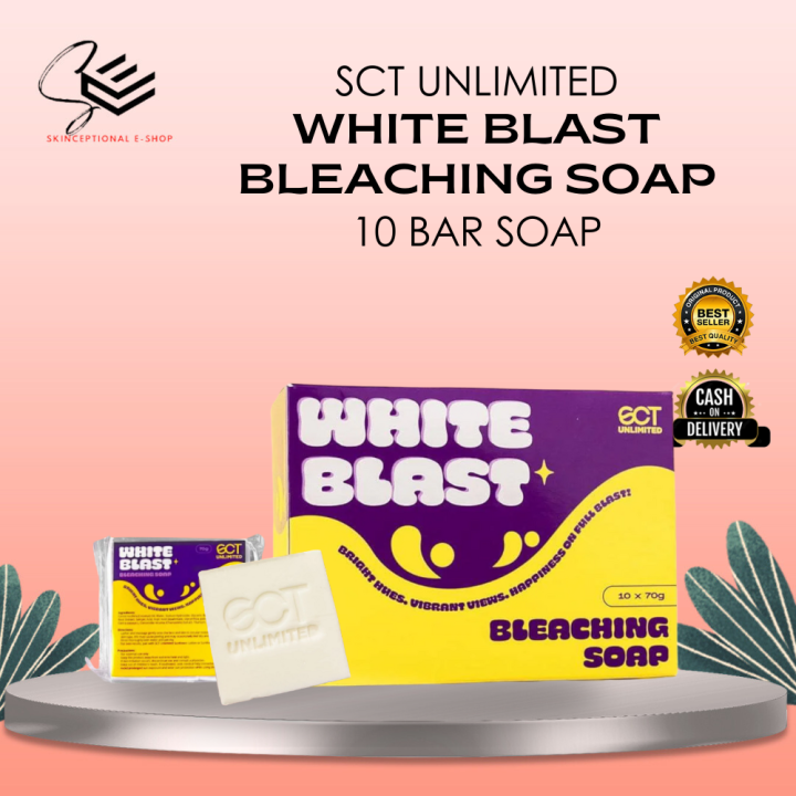 SCT White Blast Bleaching Soap (1 BOX - 10 BAR SOAP) Super Effective ...