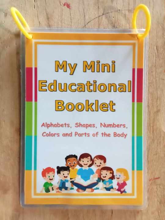 5 Mini Booklet Laminated Charts Alphabets, Numbers, Shapes, Colors and ...