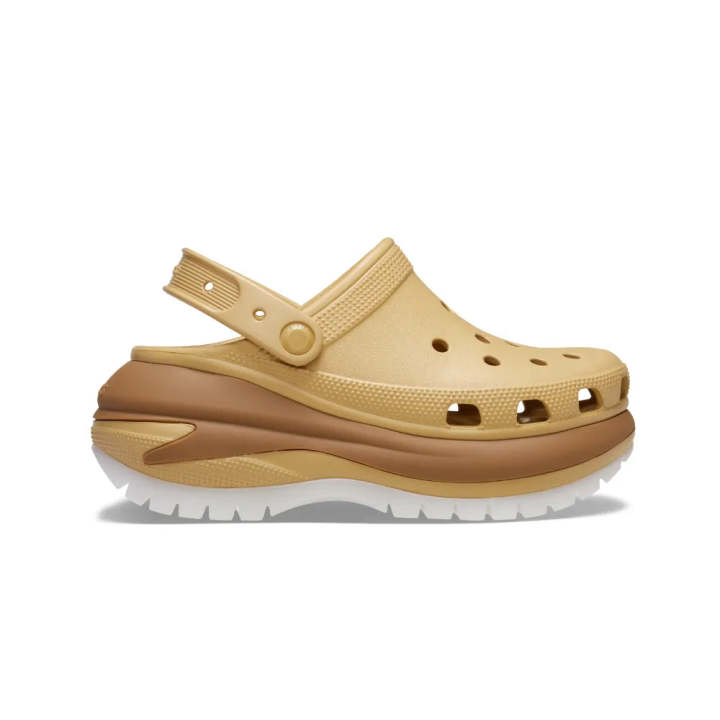 Giày Clog Unisex Crocs Mega Crush Matte - Wheat - 210749-209 | Lazada.vn