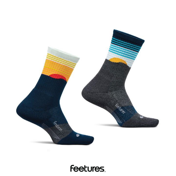 FEETURES TRAIL MAX CUSHION | MINI CREW | ถุงเท้าวิ่ง | Lazada.co.th