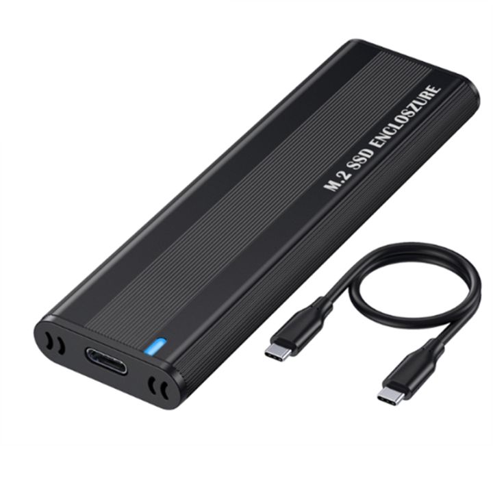 M2 SSD Case NVME SATA Dual Protocol M.2 to USB Type C 3.1 SSD Adapter for NVME PCIE NGFF SATA ...