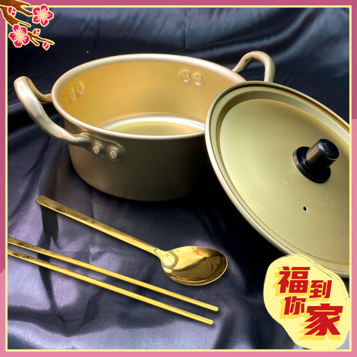 FuHouse Korean Cooking Pot Chopstick Set for Ramen Kimchi Noodle ...