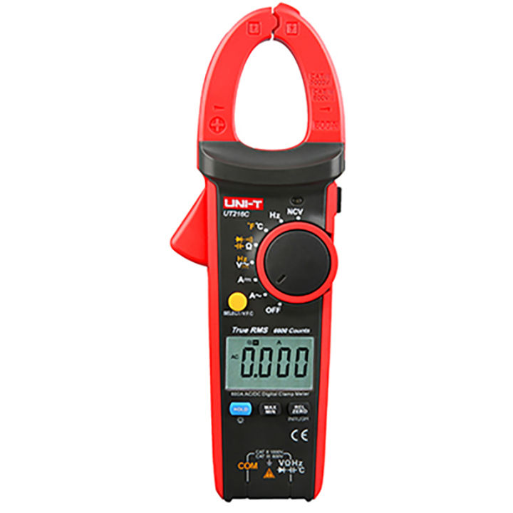 UNI-T UT216C 600A Digital Clamp Meter Tester AC DC Current Inrush ...