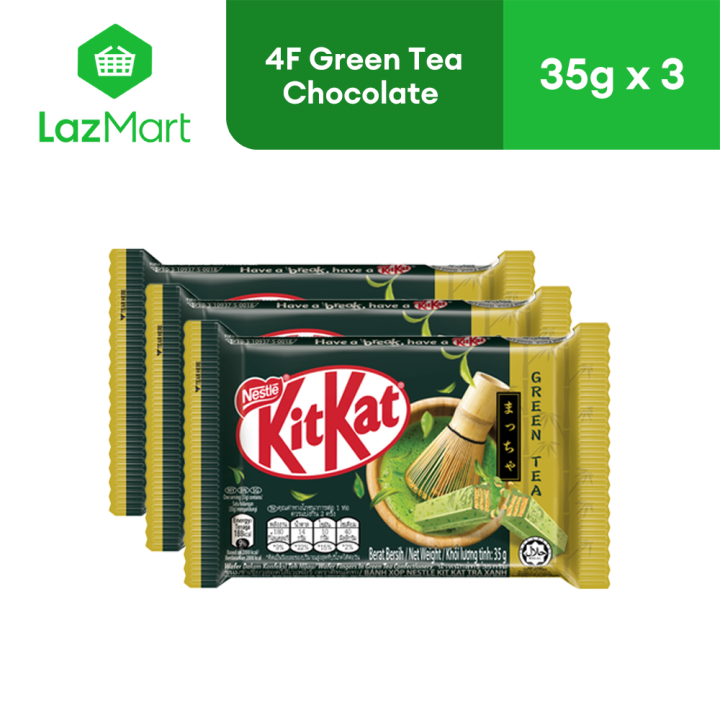 Kit Kat 4F Green Tea 35g - Pack of 3 | Lazada PH