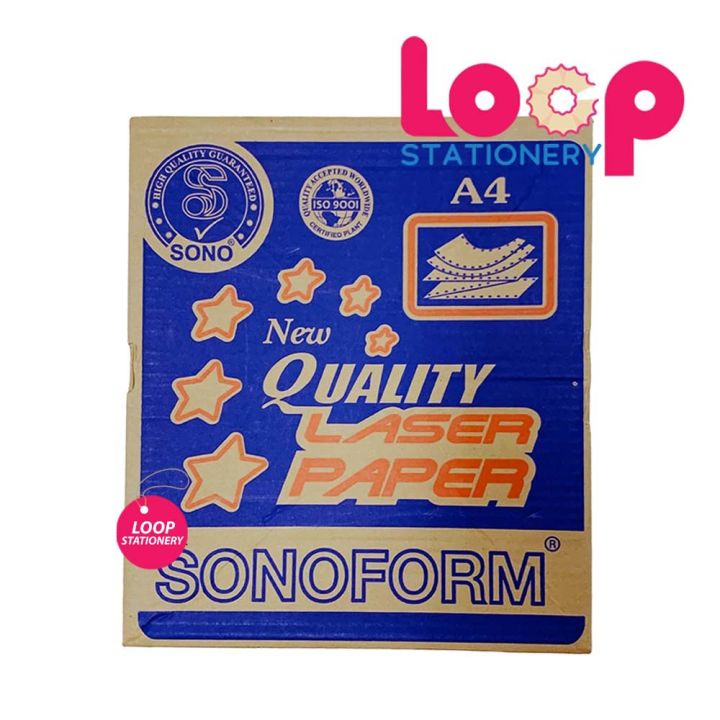 Sonoform 2Ply Computer Form White/Pink NCR 9.5"x11" [500Fans] | Lazada