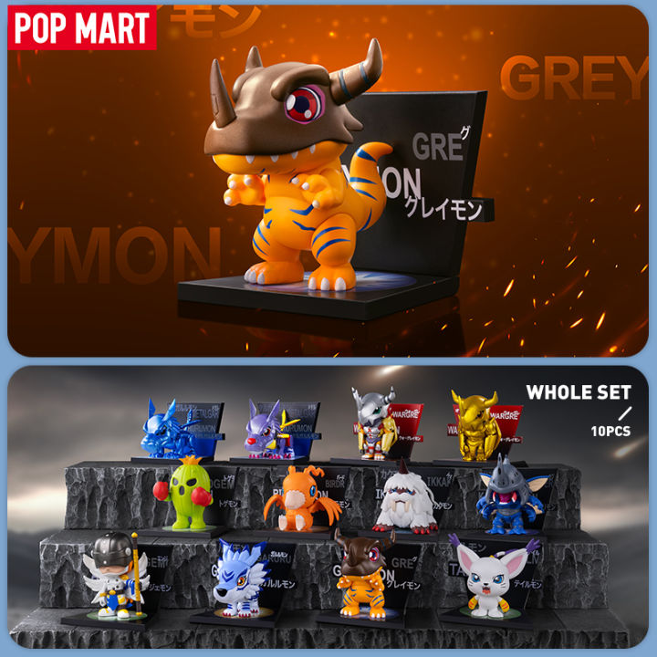 POP MART Digimon Adventure Fridge Magnet Series Figures Blind Box | Lazada