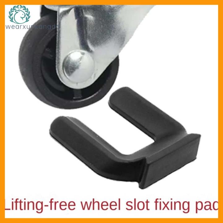 WEARXUNKANGDA Non-slip Chair Wheel Stopper Universal Wheel Holder ...