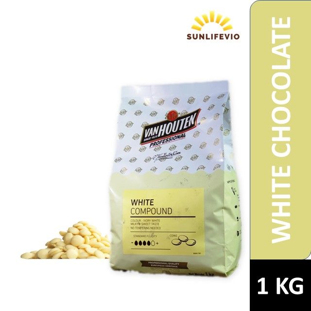 VAN HOUTEN WHITE COMPOUND CHOCOLATE | WHITE COMPOUND CHOCOLATE | WHITE ...