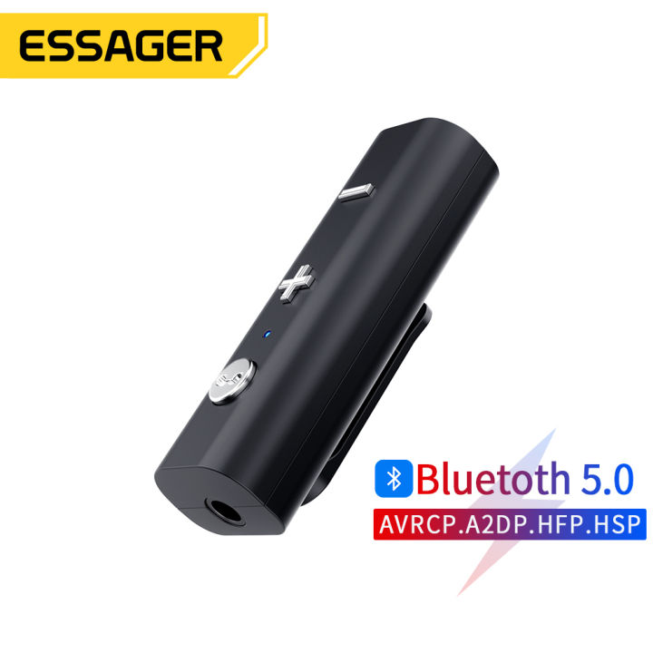 Essager Bluetooth 5.0 Receiver For 3.5mm Jack Earphone Wireless Adapter ...